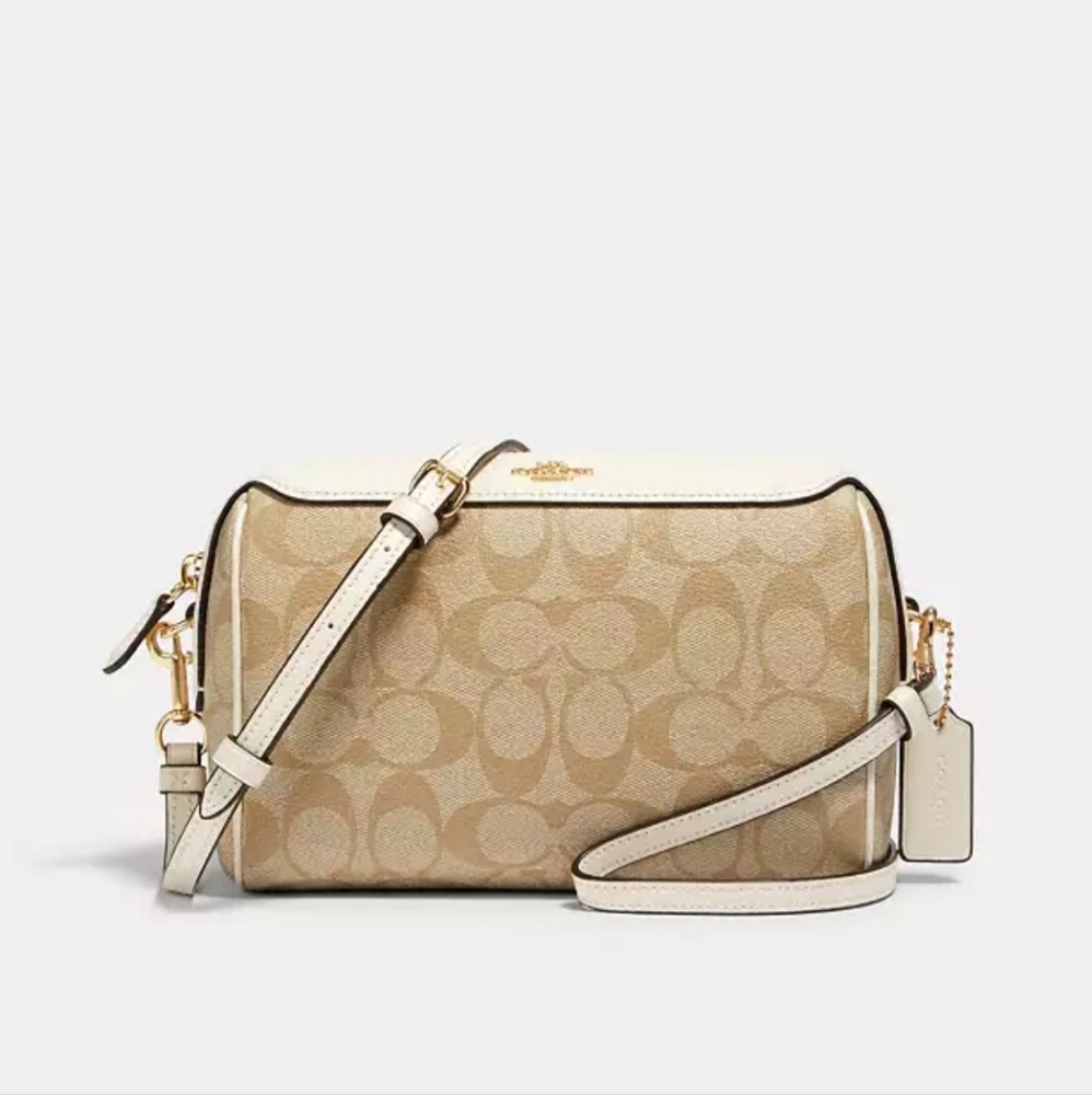 Coach Mini Bennett Crossbody In Signature Canvas - Gem